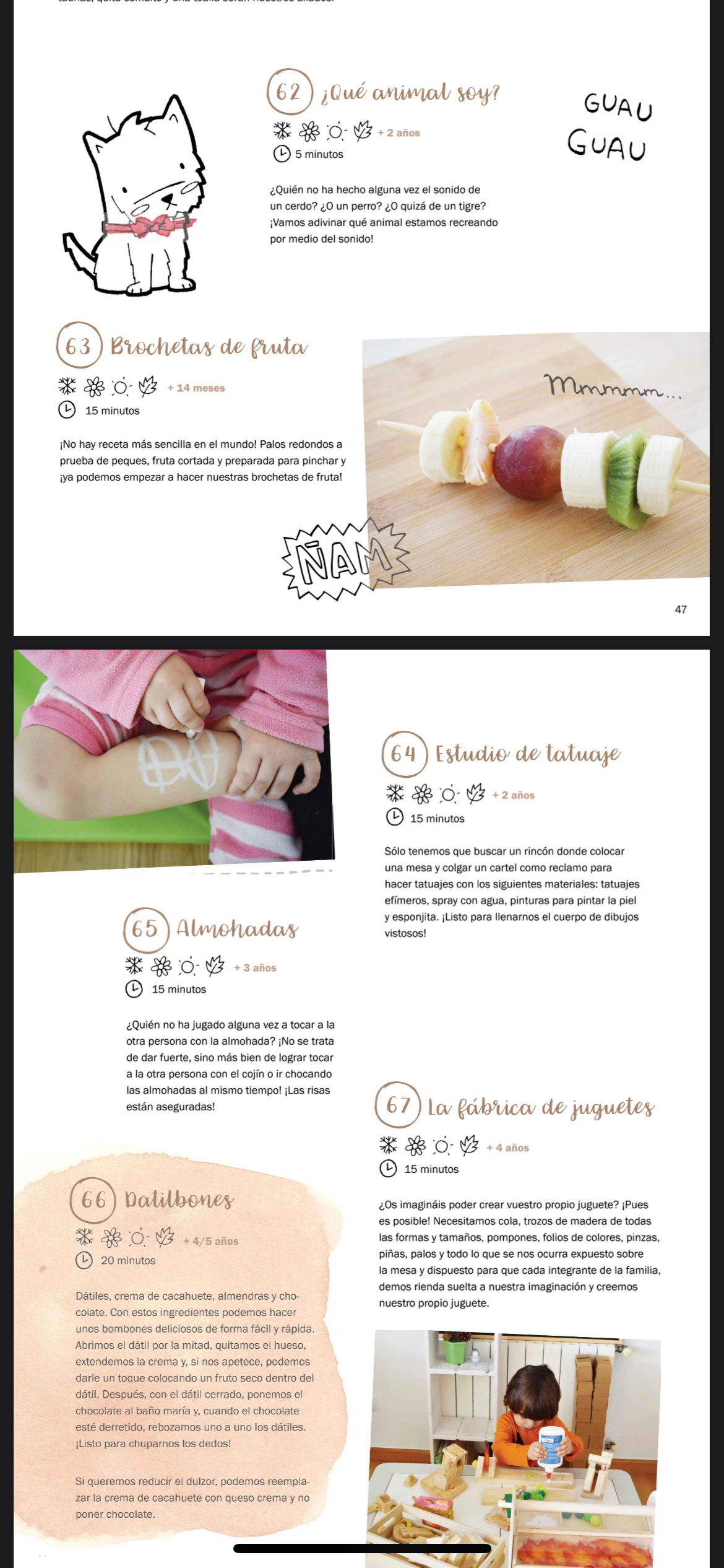 Guías de Estimulación, juegos y actividades 0 a 5 años